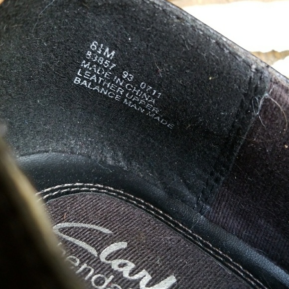 Clarks | Shoes | Clarks Bendables Leather Shooties With Button | Poshmark